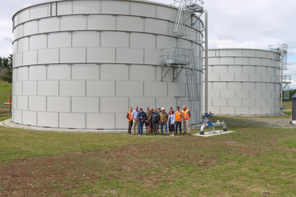 New reservoirs add millions of litres of capacity to the Carterton ...