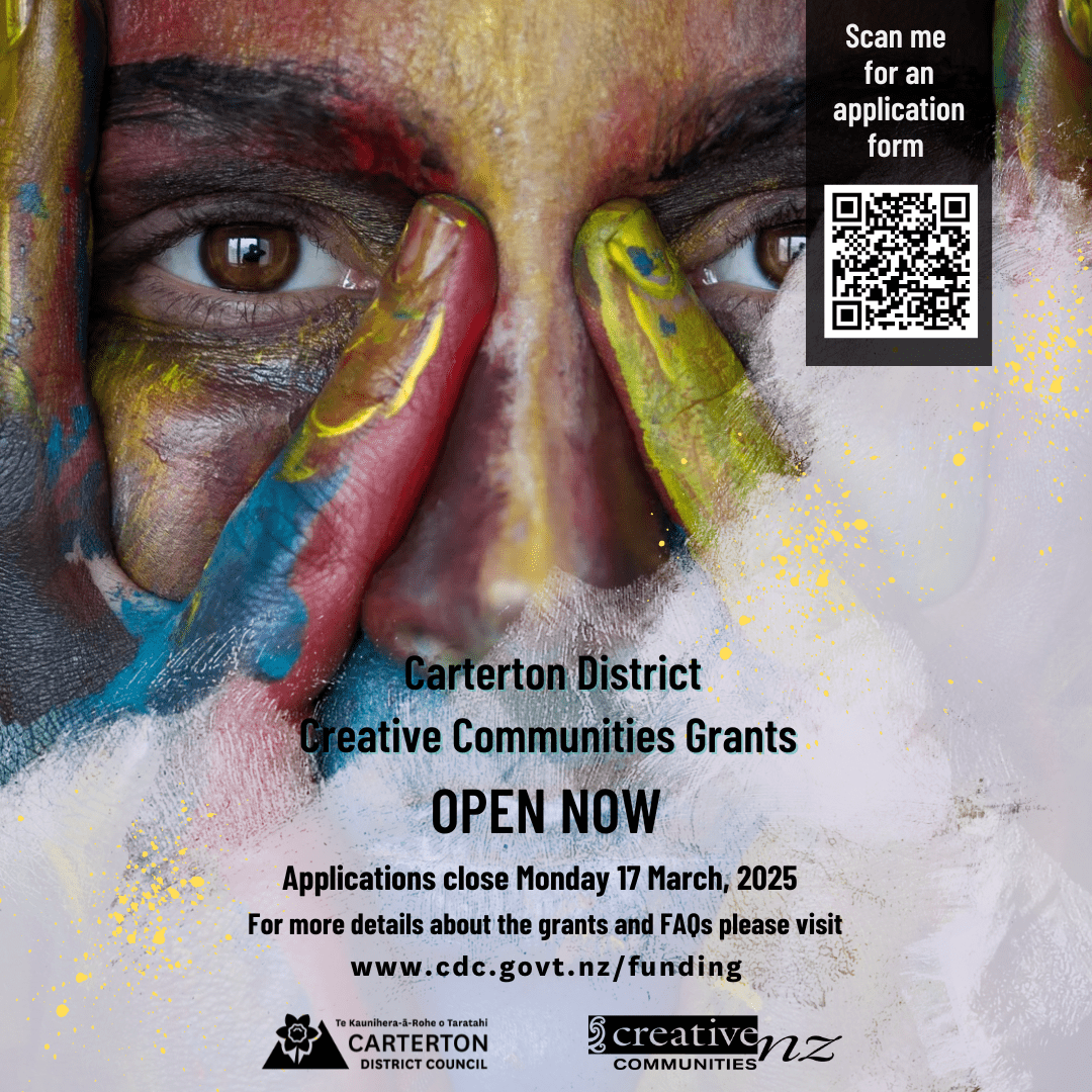 Creative Communities Grants open now | Carterton District Council
