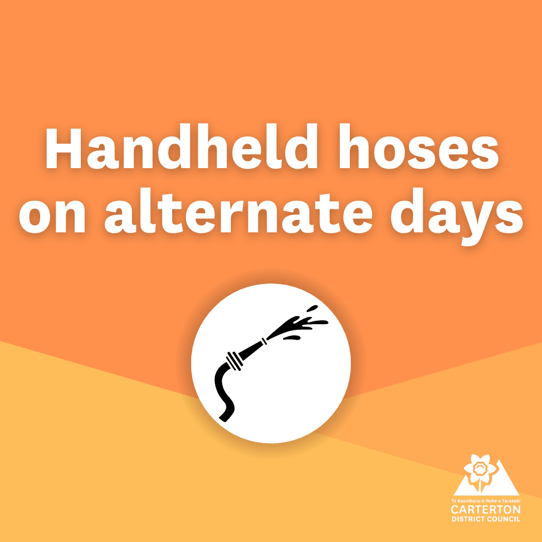 Water Restrictions: Orange | Carterton District Council